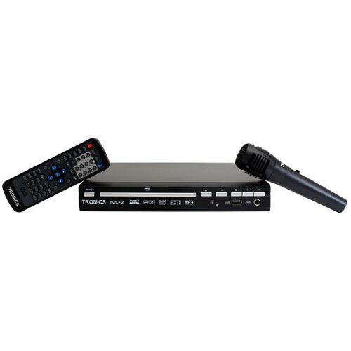 DVD PLAYER COMPACTO SLIM COM KARAOKÊ E MICROFONE, ENTRADA USB, 300 ...